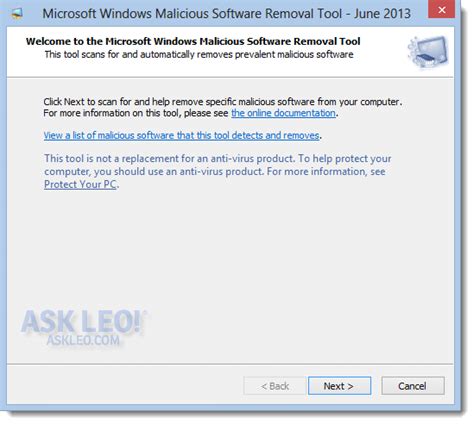 Do I Need To Run The Malicious Software Removal Tool Ask Leo