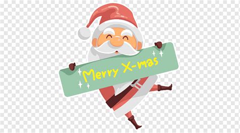산타 클로스 메리 크리스마스 Png Pngwing