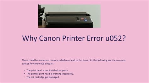 PPT Find The Solution Canon Printer Error U Issue PowerPoint