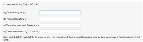 solved consider the function f x 2x2−8x4 a f is