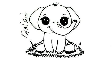 Слоник Рисунок или как нарисовать слона поэтапно для срисовка Youtube