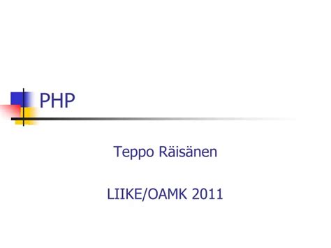 Ppt Mastering Php Dynamic Web Development Powerpoint Presentation