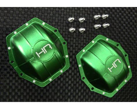 Wra12c05 Aluminum Ar60 Axle Diff Covers Green Axial Yeti Wraith