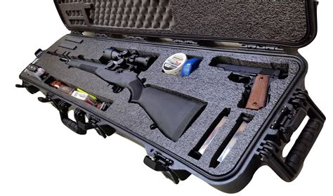 Case Club Waterproof Springfield M1a Rifle Case With Silica Gel And Accessory Box