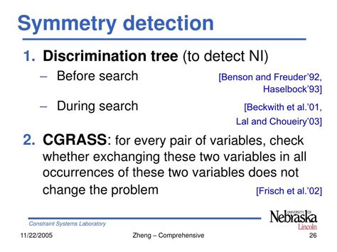 Ppt Survey Of Techniques For Detecting And Exploiting Symmetry In