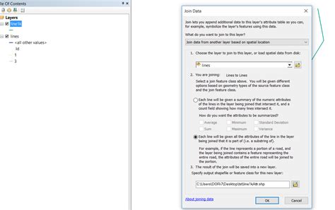 Arcgis Desktop How To Copy Attributes After Splitting Polylines Geographic Information