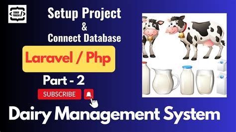 Dairy Management System Setup Laravel Project Connect Database