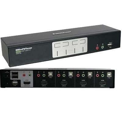 Iogear Miniview Port Hdmi Multimedia Kvm Switch With Audio Prod Type Kvm Peripheral