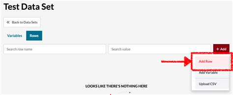 how to do data driven testing in testrigor using testrigor ui