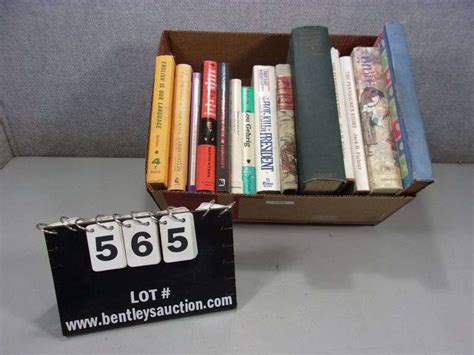 Lot Box Of Books Bill Oreilly Marvin Kitman Jack Fichter Etc Bentley And Associates Llc