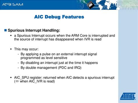 Ppt Interrupt Handling Advanced Interrupt Controller Aic Powerpoint