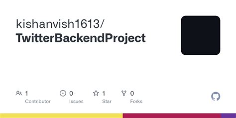 Kishan Vishwakarma On Linkedin Github Kishanvish1613twitterbackendproject