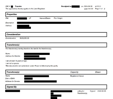 What Does A Property Deed Look Like In Ontario