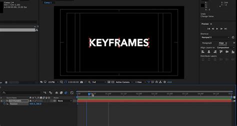 After Effects Basic Keyframe Types