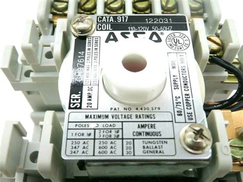 New Asco 917 122031 Contactor 120v 917122031 Sb Industrial Supply Inc
