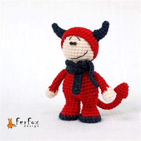 Tiny Devil Figurine Etsy