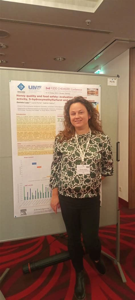 Daniela Andrei On Linkedin Foodchem2023 Honeysafety Foodanalysis Nutritiontrends Datainsights