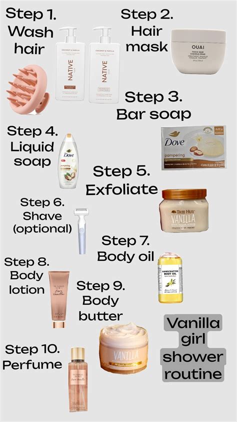 Girl Shower Routine