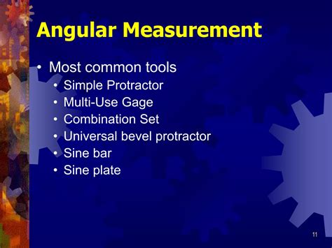 Angular Measurement Ppt