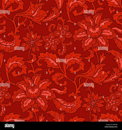 Red Floral Pattern Sheets At Sebastian Belbin Blog
