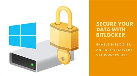 Enable Bitlocker Bitlocker Key Recovery All Through Powershell