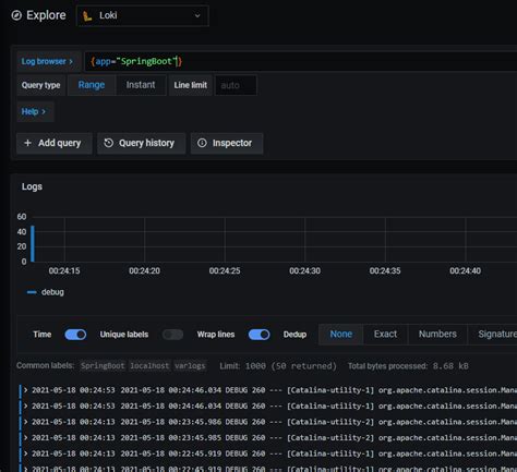 springboot integration of lightweight logging system loki 2 spring