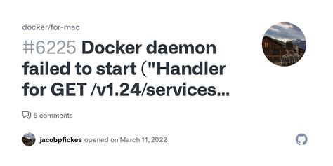 Docker Daemon Failed To Start Handler For Get V124services Returned Error This Node Is Not