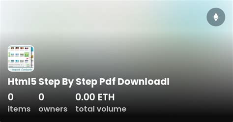 Html5 Step By Step Pdf Downloadl Collection Opensea