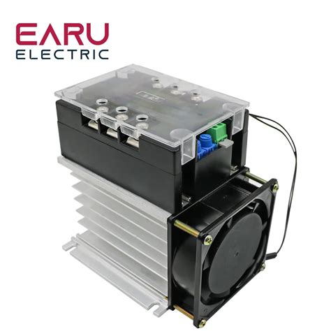 380v 모터 소프트 스타트 모듈 컨트롤러 스타터 스톱 방열판 3 상 모터 슬로우 스타트 1kw 2kw 4kw 6kw 8kw