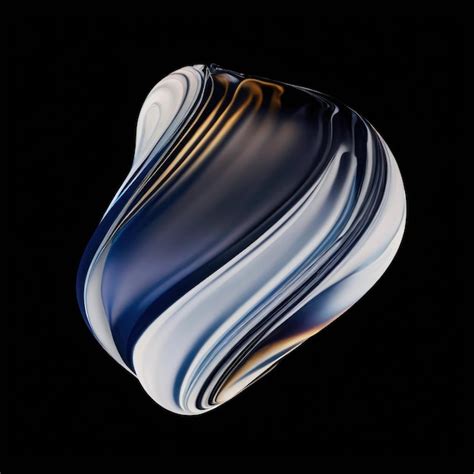 premium photo abstract 3d object