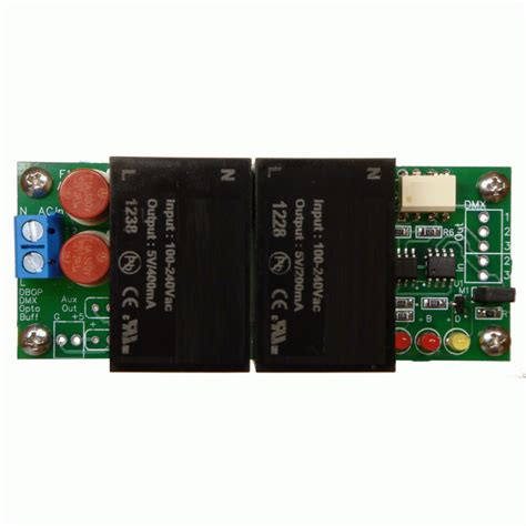 Dmx Optically Isolated Pcb Buffer Elm Video Technology