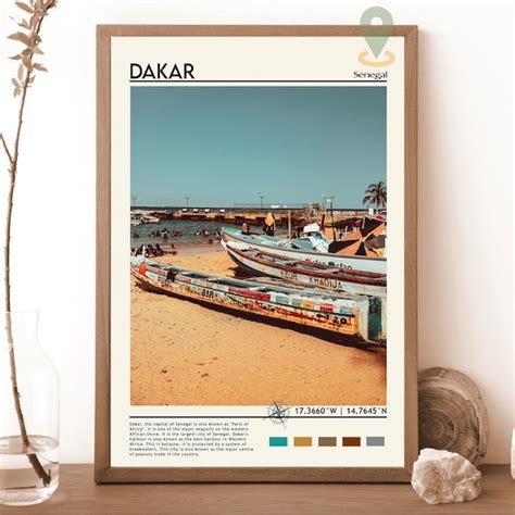 Dakar Poster Etsy
