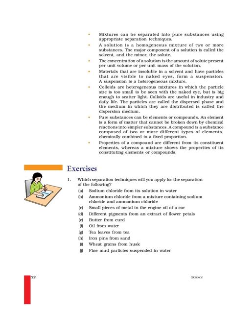 Rbse Book Class 9 Science Chapter 2 Is Matter Around Us Pure Hindi