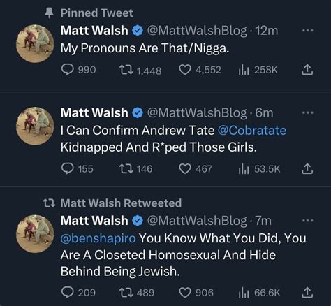 Matt Walshs Twitter Has Been Hacked Rbehindthebastards