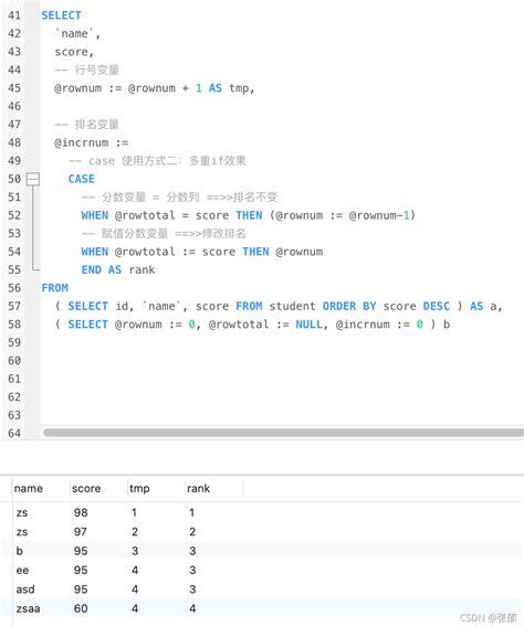 SQL查询成绩前 的student 数据库查询成绩前三名的学生信息 CSDN博客