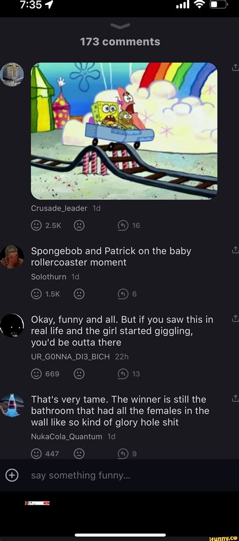 All 173 Comments Crusade Leader Id 25 Spongebob And Patrick On The
