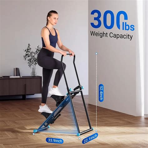 New Version Folding Vertical Climber Stair Stepper Machine With