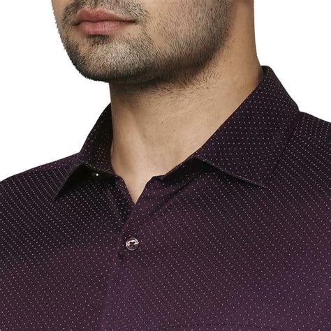 Park Avenue Men Formal Dark Violet Shirt Jiomart
