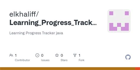 GitHub Elkhaliff Learning Progress Tracker Java Learning Progress