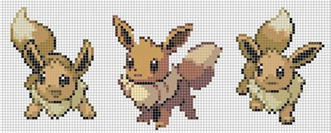Eevee Eeveelution Pokemon Nerds Geeks Dorks Gottacatchemall Pixel Art