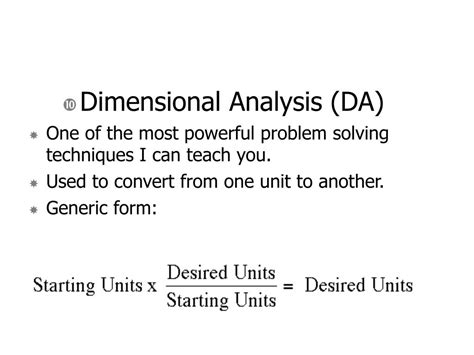 Ppt Measurement And Dimensional Analysis Da Powerpoint Presentation Id6299041