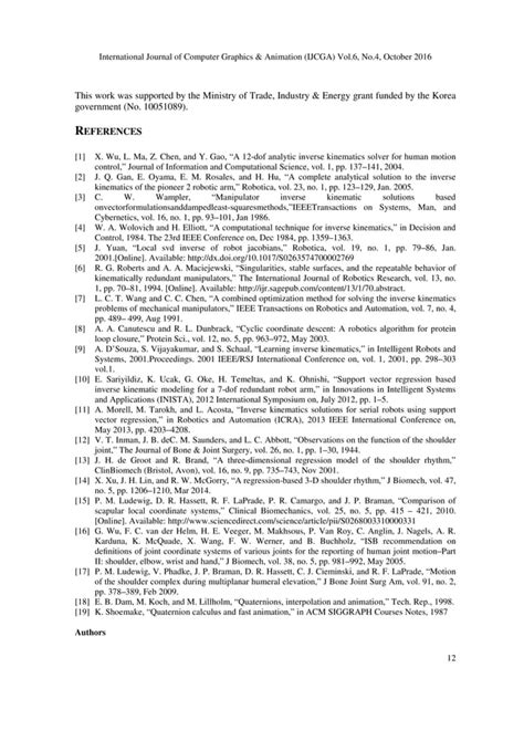 Data Driven Shoulder Inverse Kinematics Pdf