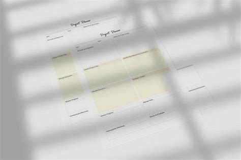 1 Project Planner Printable New Version Designs And Graphics