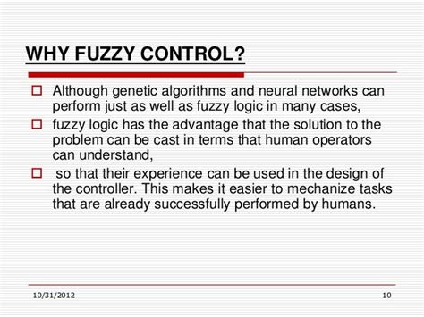 fuzzy logic and neural networks