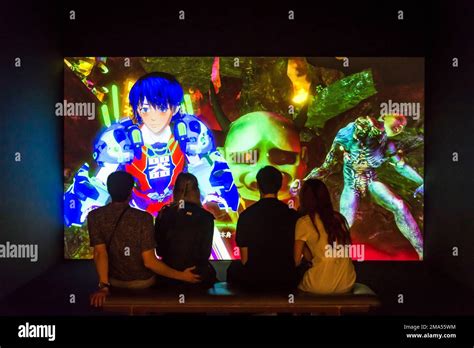 People Watching Anime A Hand Drawn And Computer Generated Animation