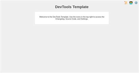DevTools Template Some Helper Functions For WebSim