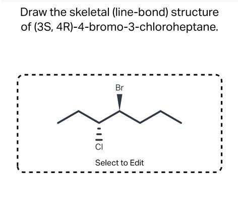 Solved Draw The Skeletal Line Bond ﻿structure Of
