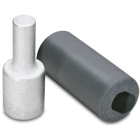 Burndy Aypo4 0 Compression Pin Adapter 4 0 Awg 0 42 Dia 1 22 L Tin Plated Aypo Series