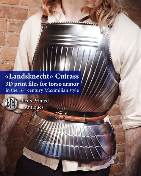 🎭 Landsknecht Cuirass Armor In The 16th Century Maximilian Style