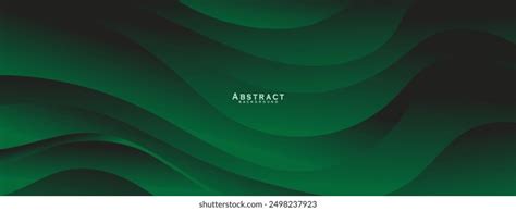 Abstract Green Color Wave Design Vector Stock Vector Royalty Free 2274520053 Shutterstock